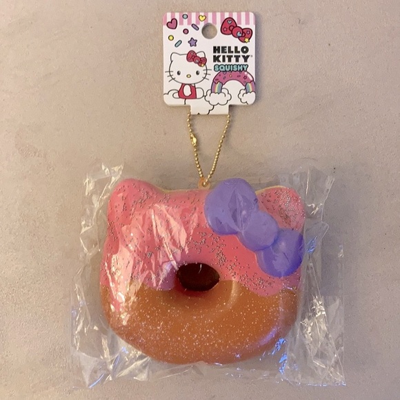 Sanrio | Accessories | Hello Kitty Sanrio Squishy Donut Keychain | Poshmark
